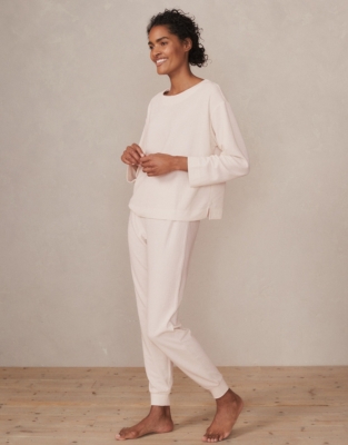 Double Faced Jersey Lounge Pajama Set Pajamas The White Company Us